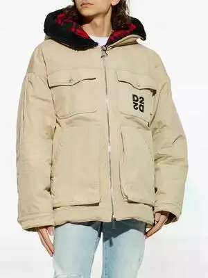 Dsquared2 Hooded Zip-up Jacket