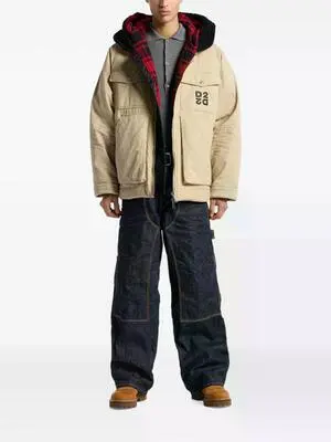 Dsquared2 Hooded Zip-up Jacket