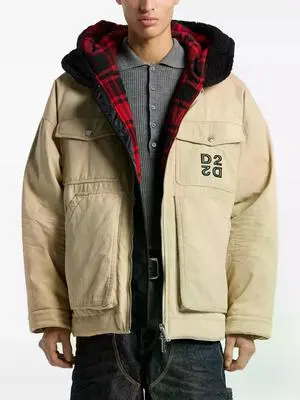 Dsquared2 Hooded Zip-up Jacket