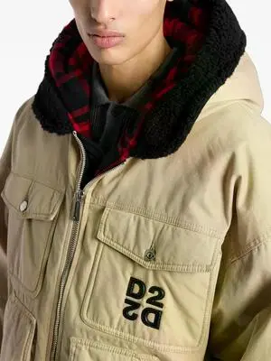 Dsquared2 Hooded Zip-up Jacket