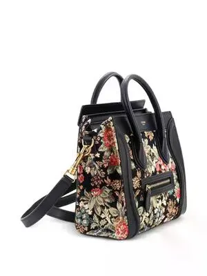 Celine Luggage Bag Nano Satchel - Black