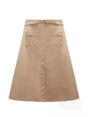 Dorothee Schumacher Belted A-line Midi Skirt