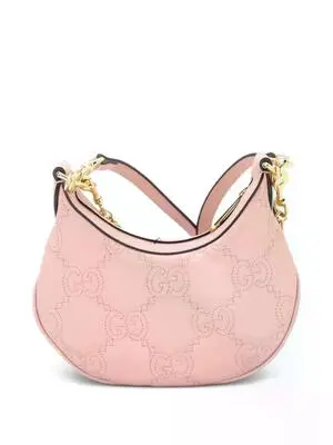 Gucci Matelassé Leather Mini Shoulder Bag - Pink