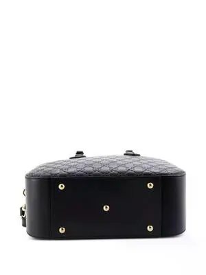 Gucci Signature Boston Bag In Leather
