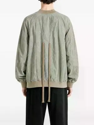 ZIGGY CHEN V-neck Long-sleeve Sweatshirt