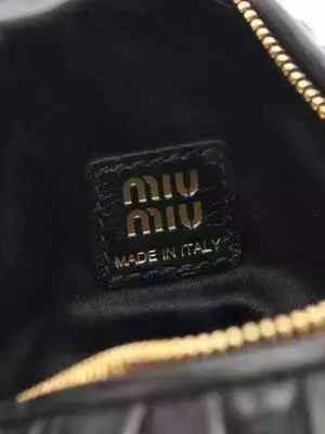 Miu Miu Matelassé Leather Shoulder Bag