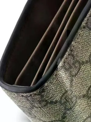 Gucci Dionysus Chain Wallet Gg Coated Canvas - Neutrals