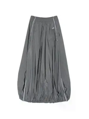 Balenciaga Side-stripe Balloon Hem Maxi Skirt - Grey