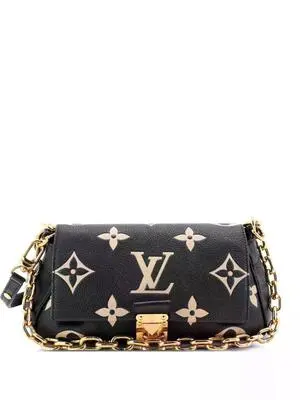 LOUIS VUITTON Monogram Empreinte Favorite Nm Handbag - Black