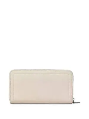 Moschino Embroidered Zip-around Wallet