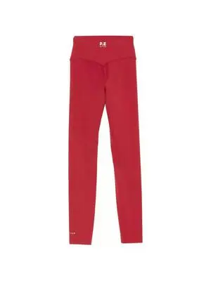 P.E Nation Logo-print Leggings - Red