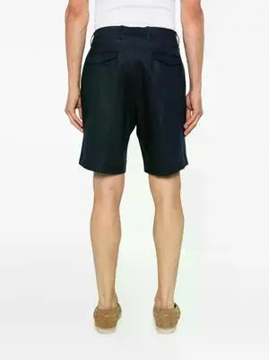 MICHAEL COAL Pleated Detail Tailored Shorts