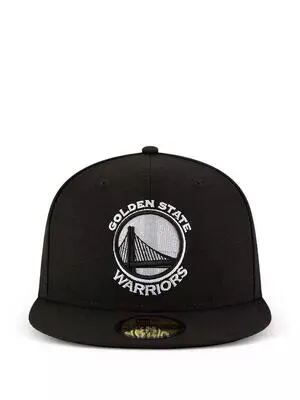 New Era Golden State Warriors Embroidered Logo Cap - Black