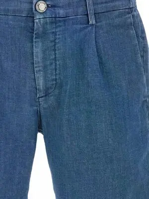 RE-HASH Gimmy Pleated Denim Shorts