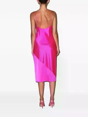 FLEUR DU MAL Side-slit Midi Dress