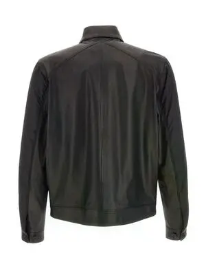 VOLFAGLI FIRENZE Massenzio Leather-panelled Quilted Jacket