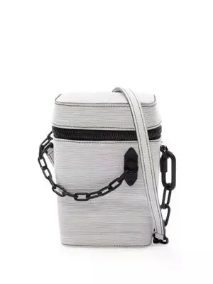 LOUIS VUITTON Epi Phone Box Bucket Bag - White