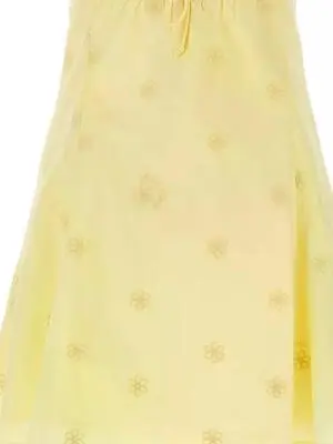 MC2 SAINT BARTH Marge Floral-embroidered Mini Dress
