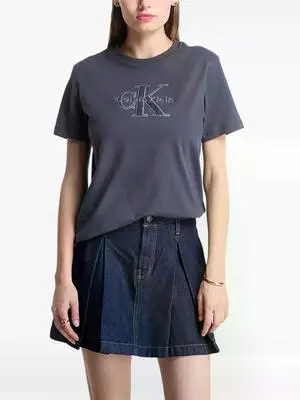 Calvin Klein Embroidered T-shirt - Blue