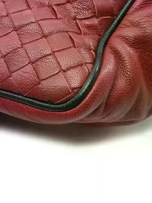 Bottega Veneta Bordeaux Leather Intrecciato Tote Bag