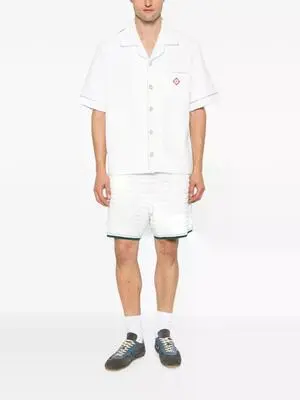 Casablanca Terry Cloth Diamond Quilted Shorts