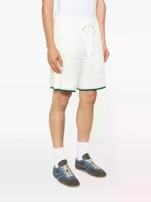 Casablanca Terry Cloth Diamond Quilted Shorts