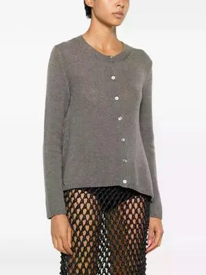 Loewe Anagram Embroidered Cashmere Cardigan