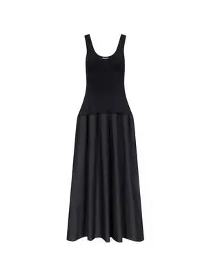 FFORME Marina Pleated Silk Gown - Grey