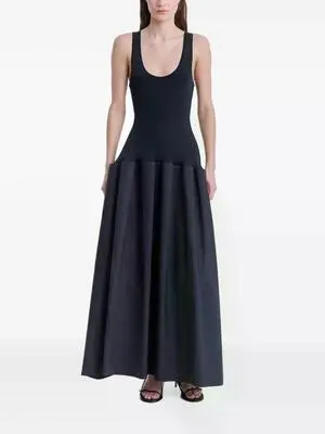 FFORME Marina Pleated Silk Gown