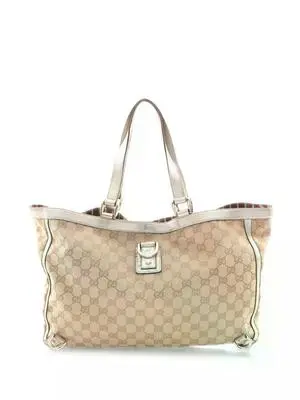 Gucci Abby Gg-canvas Tote Bag - Neutrals