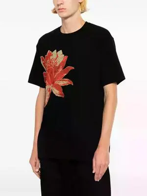 Yohji Yamamoto Floral-print T-shirt