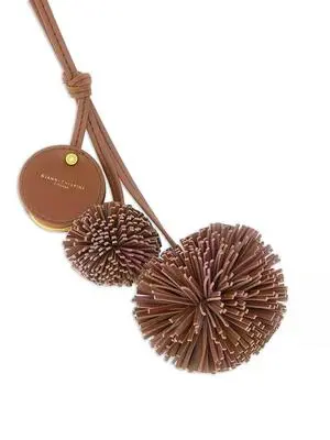 GIANNI CHIARINI Double Pom-pom Keyring