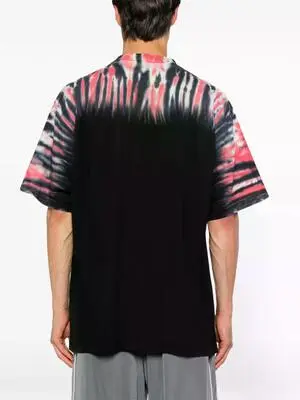 Balenciaga Tie-dye Graphic-print T-shirt