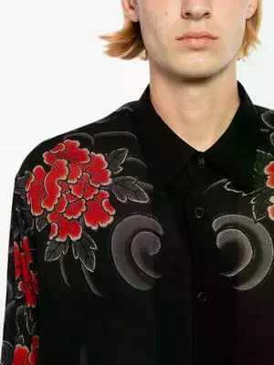 Yohji Yamamoto Xryu Ga Gotoku Studio Printed Shirt