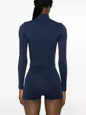 SPORTY & RICH Signature Logo Quarter-zip Performance Top