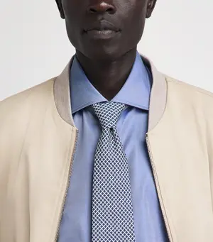 Isaia Cotton Mix Dress Shirt