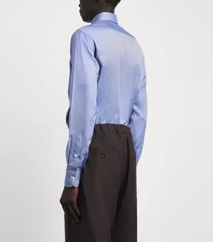 Isaia Cotton Mix Dress Shirt