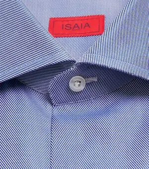 Isaia Cotton Mix Dress Shirt