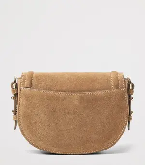 ASPINAL OF LONDON Suede Stella Cross-body Satchel