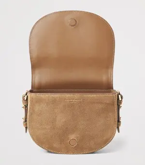 ASPINAL OF LONDON Suede Stella Cross-body Satchel