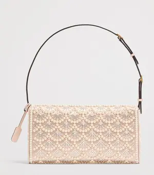 Valentino Garavani Embellished Devain Shoulder Bag