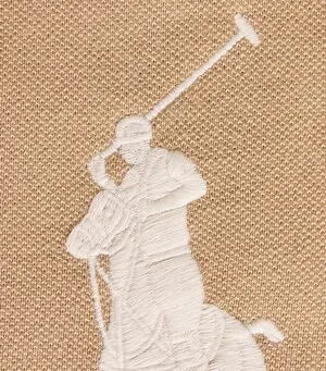 Polo Ralph Lauren Mesh Signature Logo Polo Shirt - Beige