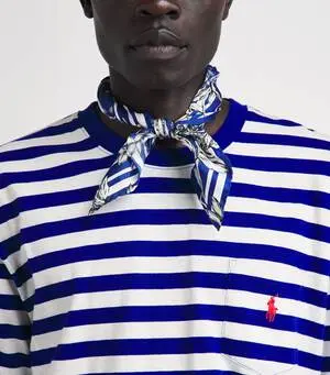 Polo Ralph Lauren Cotton Stripe Polo Pony T-shirt