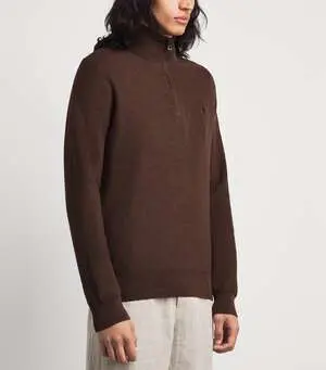 Polo Ralph Lauren Cotton Half-zip Sweater