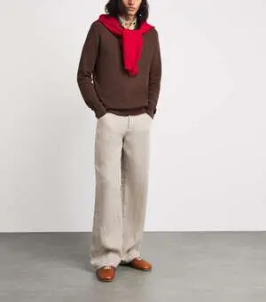 Polo Ralph Lauren Cotton Half-zip Sweater - Brown