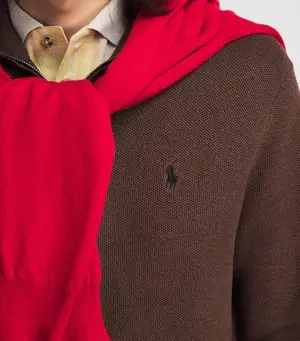 Polo Ralph Lauren Cotton Half-zip Sweater - Brown