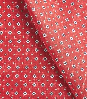 Isaia Geometric Print Pocket Square