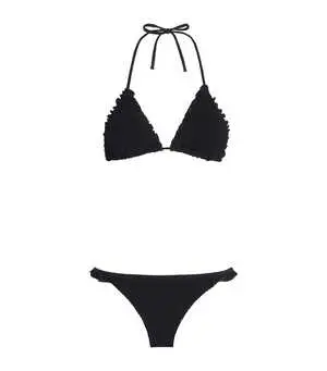Hunza G Ruffled Naomi Bikini - Black