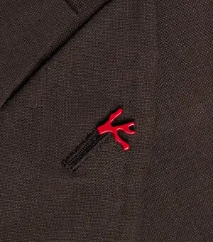 Isaia Linen Double-breasted Blazer