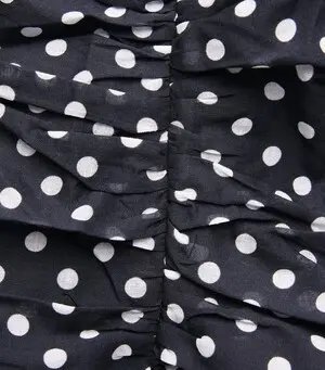 Charo Ruiz Ibiza Polka Dot Chiffon Maxi Skirt
